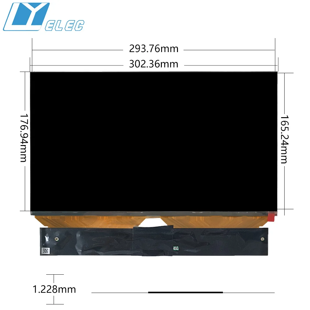 13.3'' Monochrome LCD 4K Display for 3D Printers - TM133CFSP03