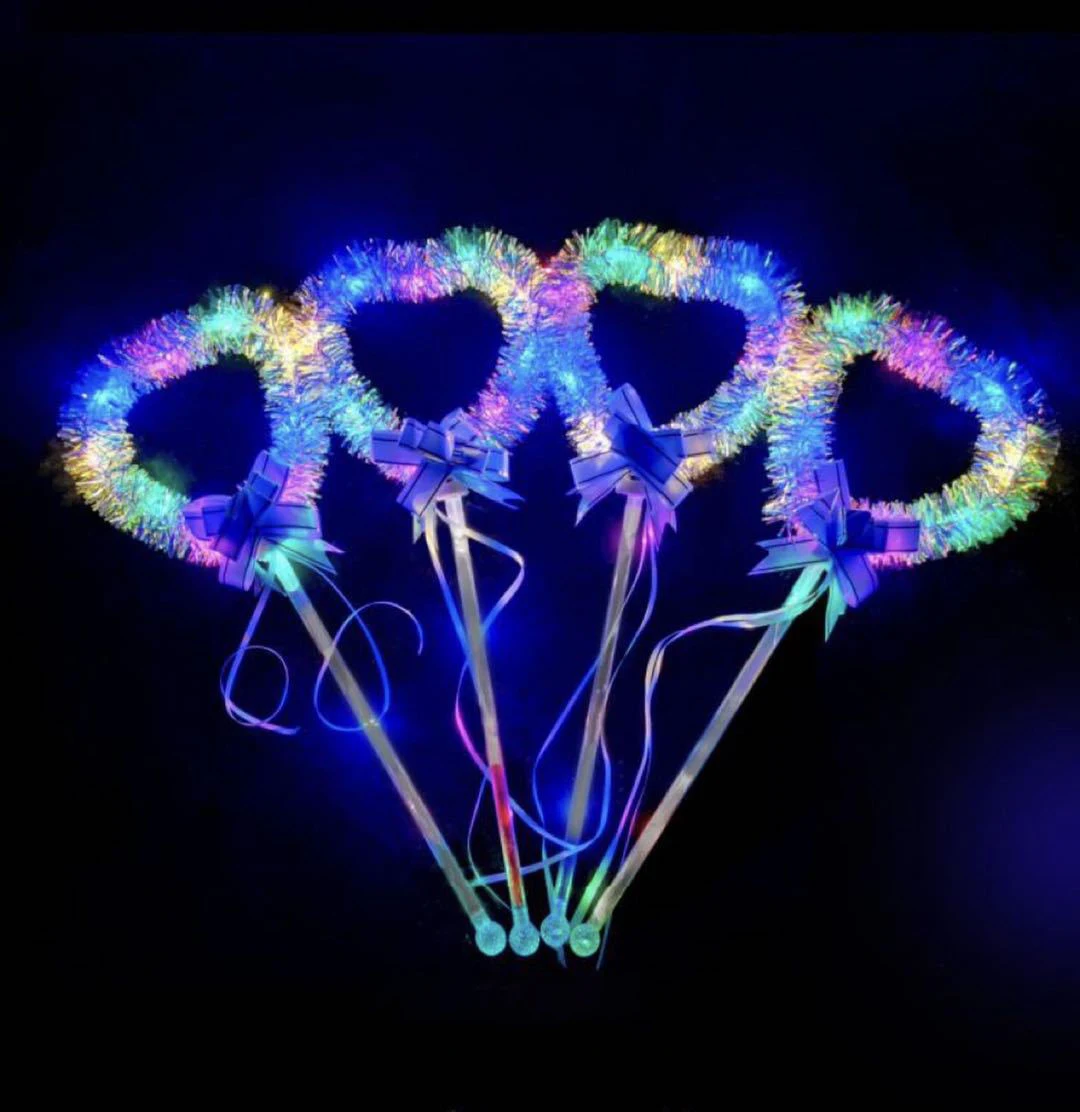 Multiple Styles Kids Cartoon Star Ball Glow Magic Wand Doll Light up ...