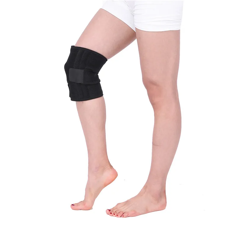 Adjustable Compression Wrap Knee Support Metal Side Stabilizers Knee ...