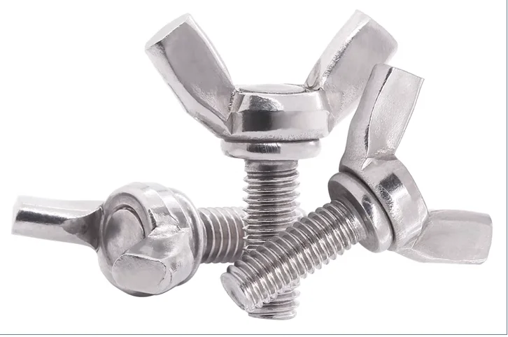 Din316 Standard 304 Stainless Steel Wing Nut Screw Plain Finish ...