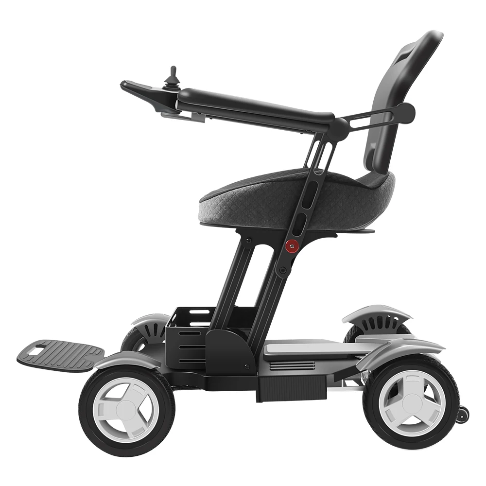Perfcare Foldable Transformer 4 Wheel Electric Wheel Chair Folding ...