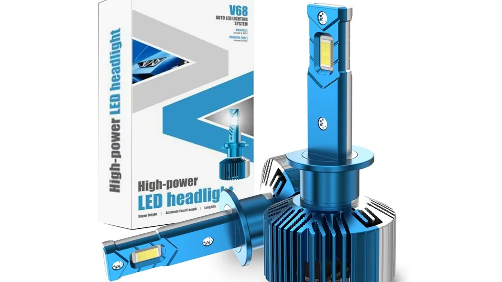 Headlight Beam H3 Led Headlights Universal 6000k White Led Car Auto Led ...