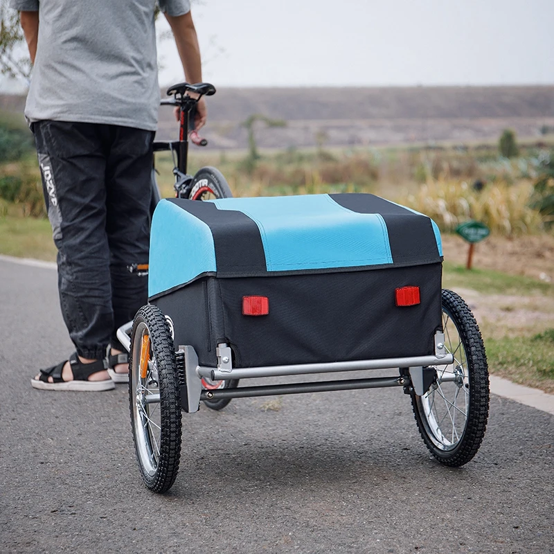 Outdoor Trailer Trolley Pet Car Foldable Pet Dog Bicycle Trailer Push ...