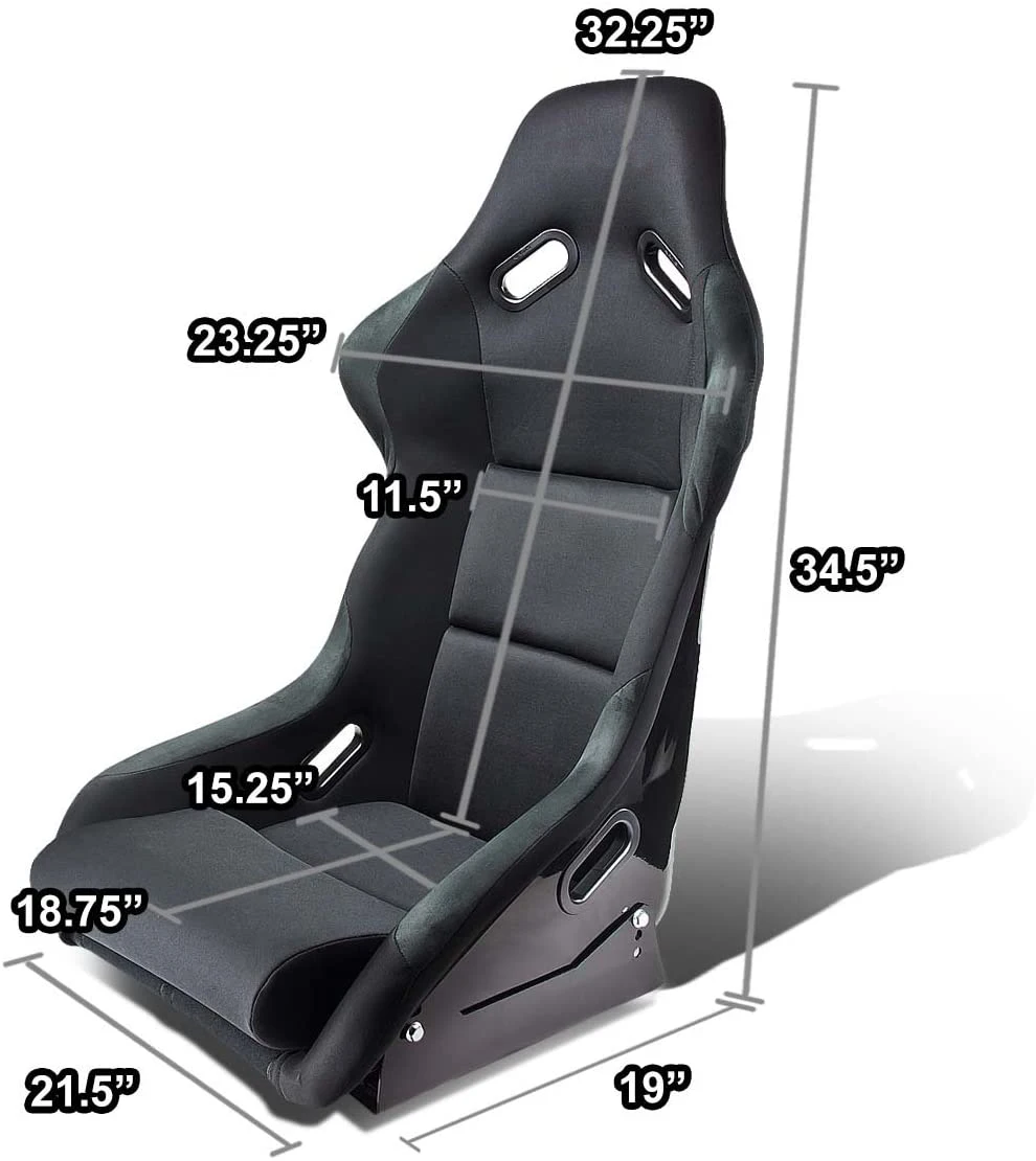 Universal Carbon Fiber Car Racing Seats - Durable & Comfortable