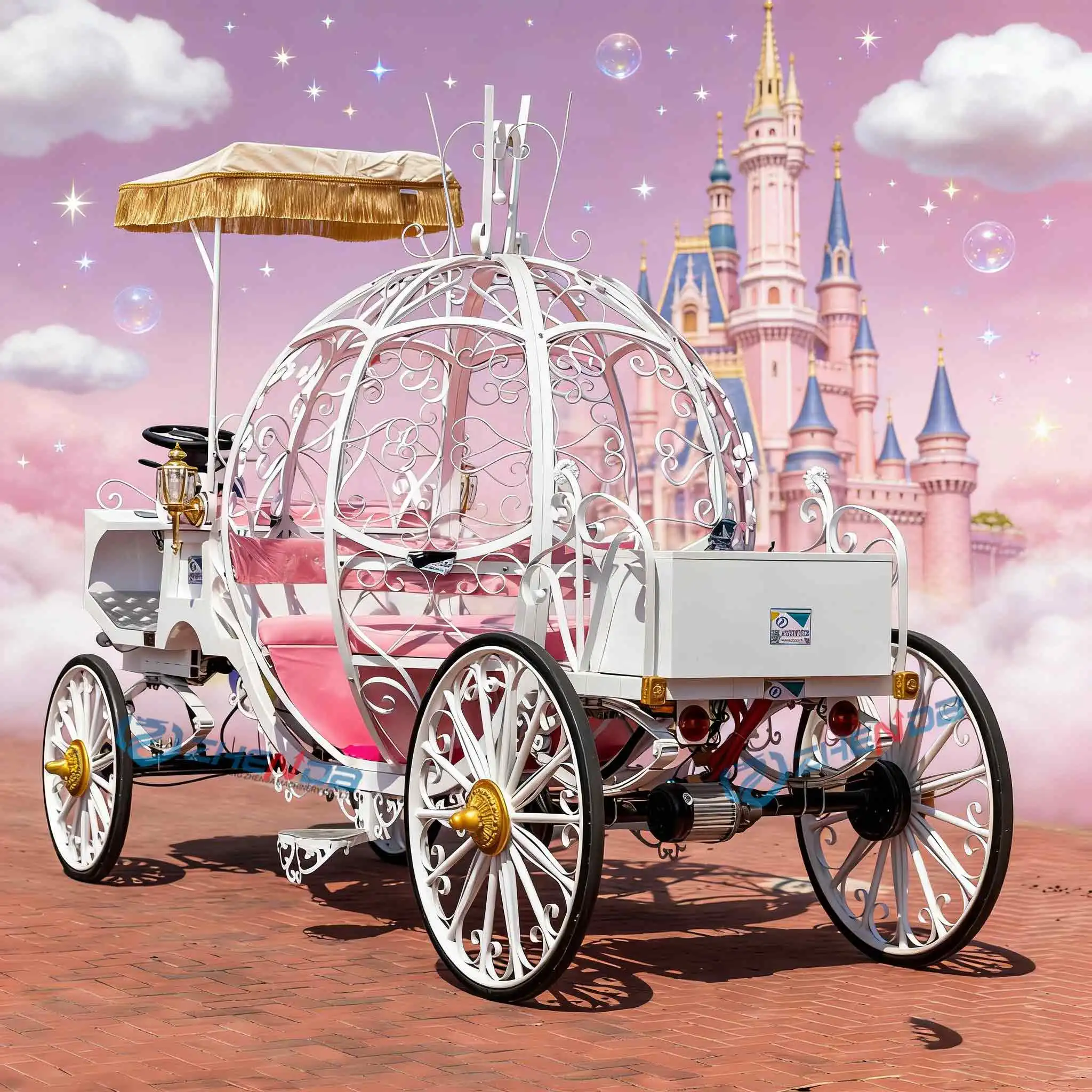 Beautiful cinderella Pumpkin Horse Carriage for Wedding and Outdoor ...