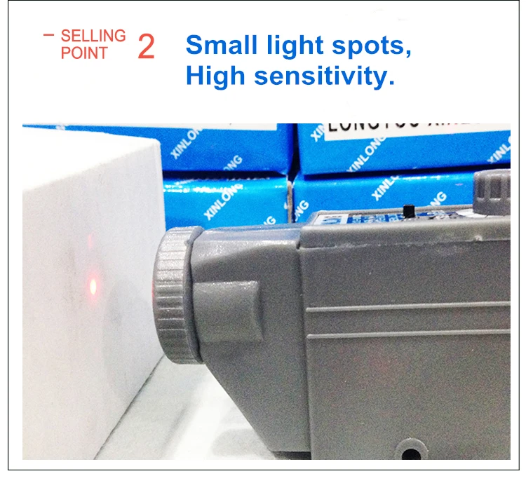 Photoelectric Sensor for Packaging Machine Eyemark Tracking