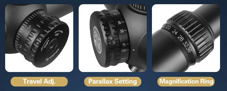 Spina Optics 6-36x56 Long Distance 38mm Sf Hunting Scope Sight Mighty ...