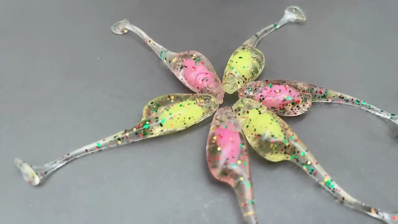 Suni Yem 45mm Stickbait Sinking Fake Artificial Elastic Micro T Tail ...