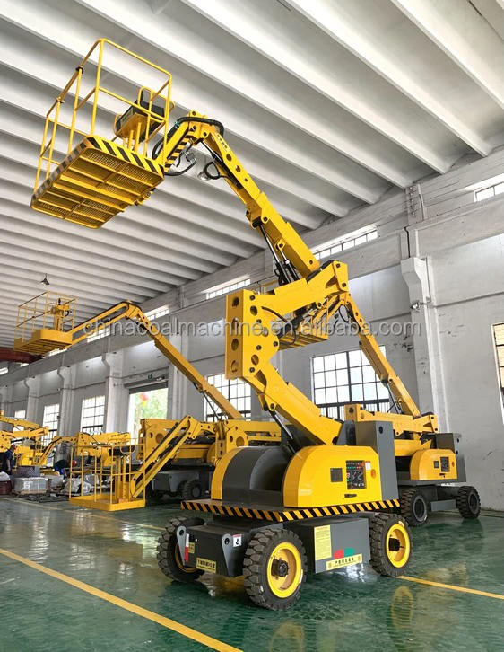 Mobile Electric Self-propelled Crank Arm Lifting Work Platform Arm Boom ...