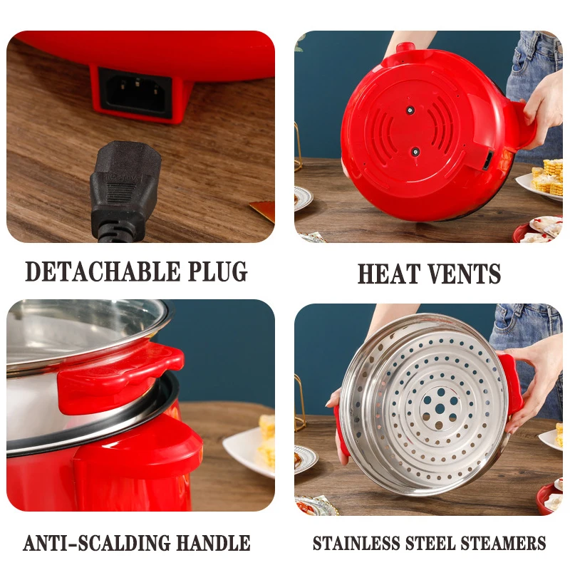 Stainless Steel Electric Pots - Versatile Cooking Solutions