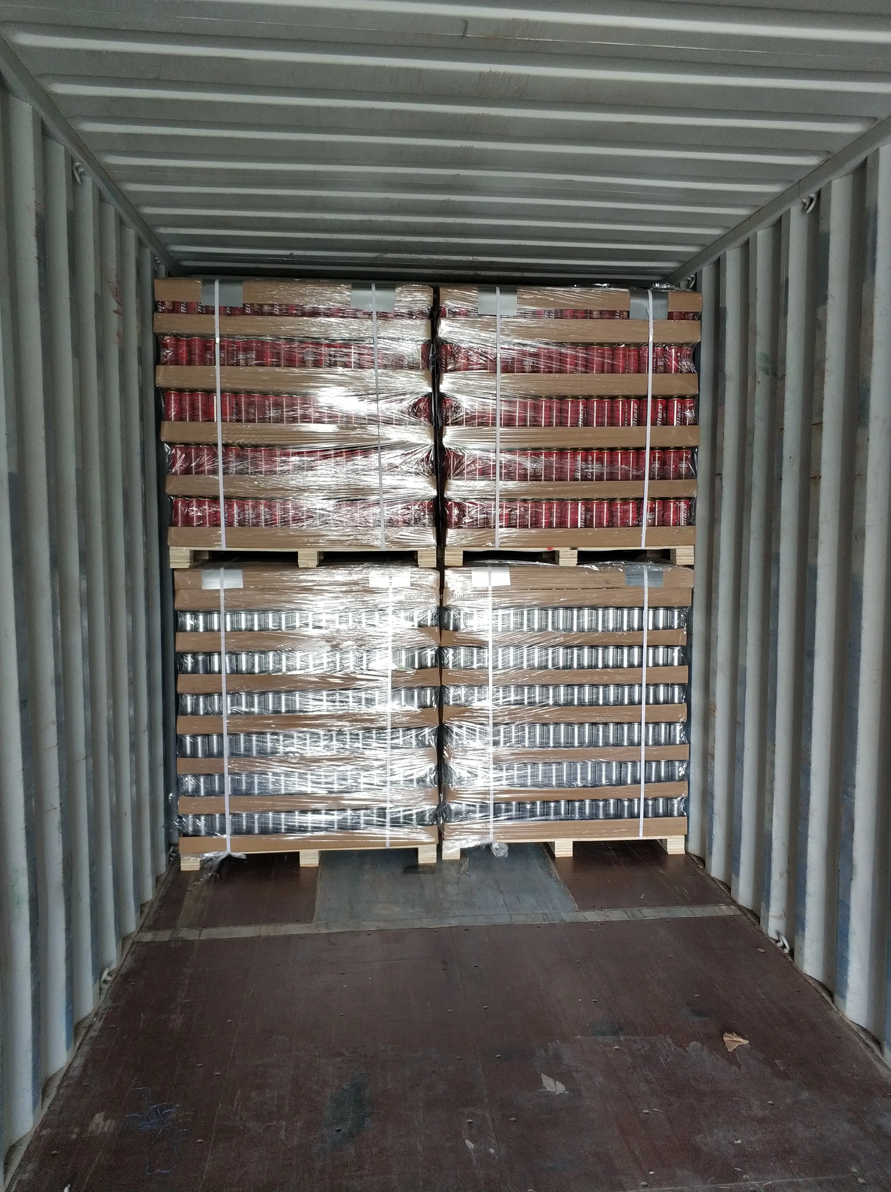 Stacked Square Empty 105ml 125ml 1/4 Club Can Custom Aluminum Can With ...