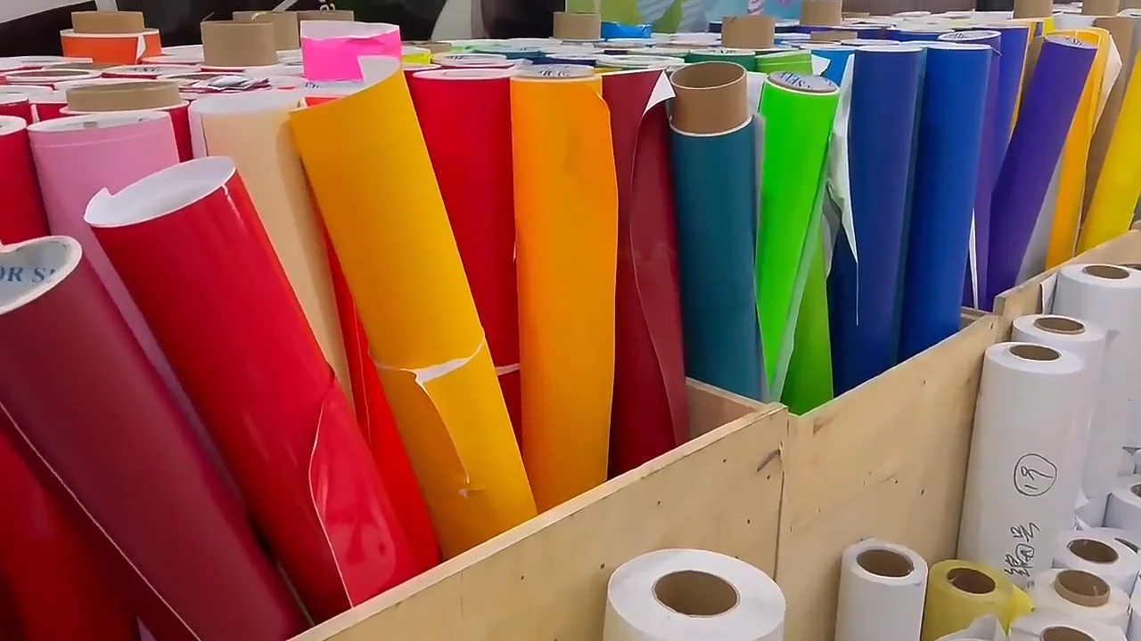 Cutting Self Adhesive Sign Sticker Paper Vinil Film Craft Vinyl Roll ...