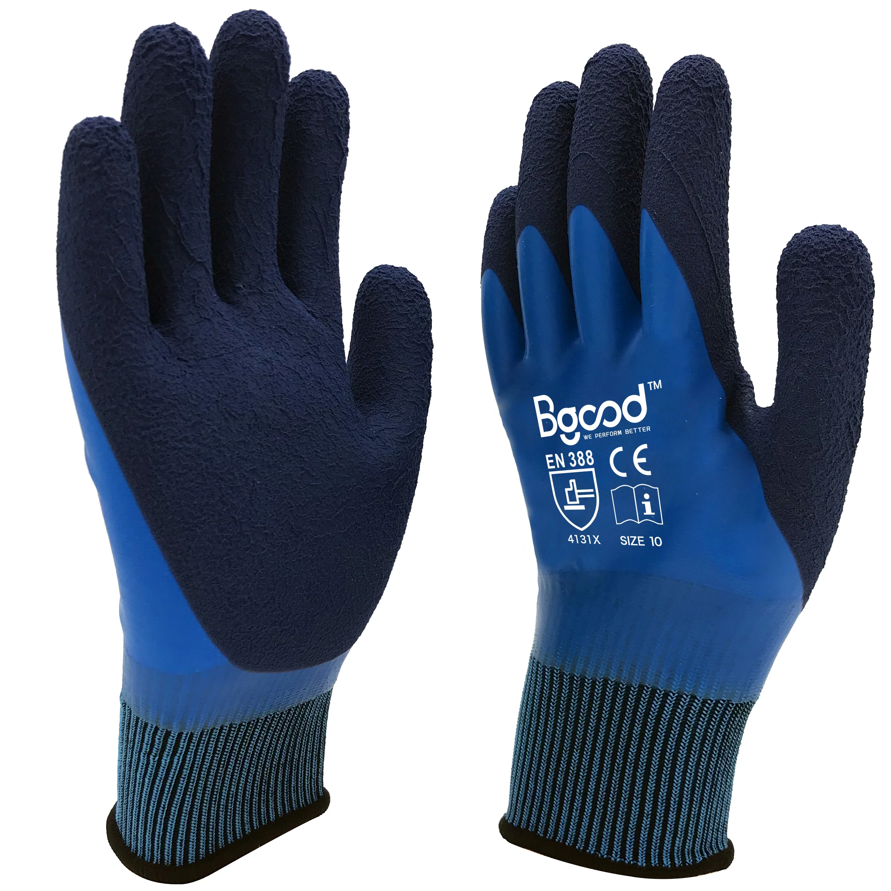 13 Gauge Blue Boy Safety Level 5 Hand Gloves for Construction