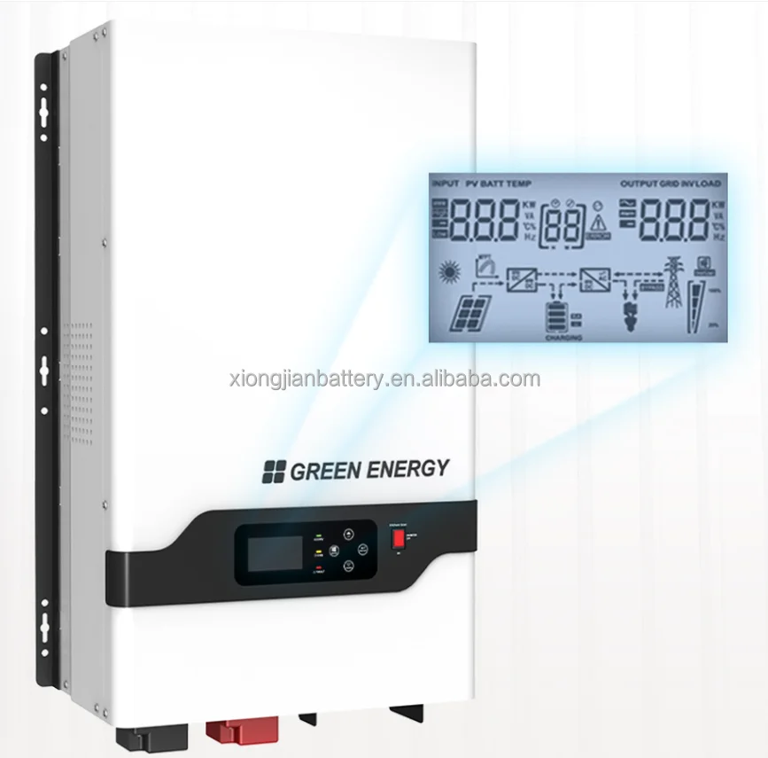 2026 New Version Xiongjian PV3300 TLV Hybrid Inverter 3KW 6KW 48V Low ...