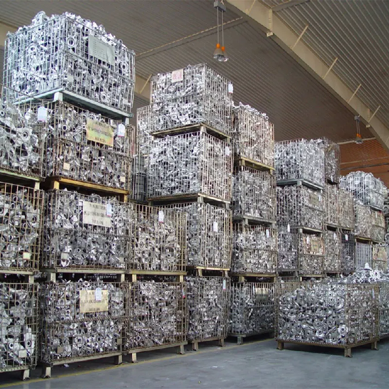 Galvanised Steel Wire Mesh Pallet Box Bins Crates Stackable and Welded ...