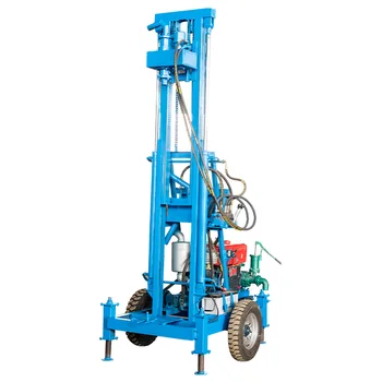 Hot Selling 100 Meter Multifunction Mine Drilling Rig Rotary Diesel ...