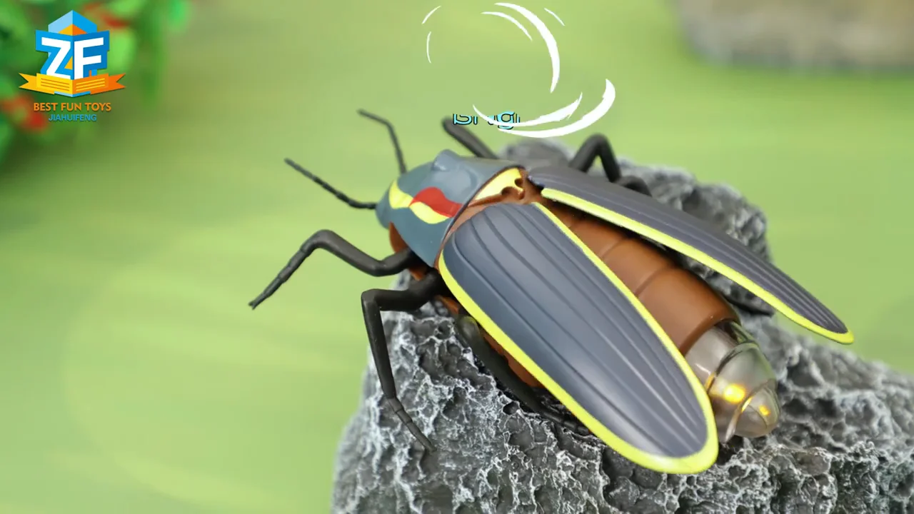 Rc Animal Realistic Glowworm Remote Control Firefly Insect Vehicle Car ...