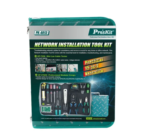 Network Crimping And Wiring Tool Set Proskit Pk-4013 For Basic Network Installation,Maintenance ...