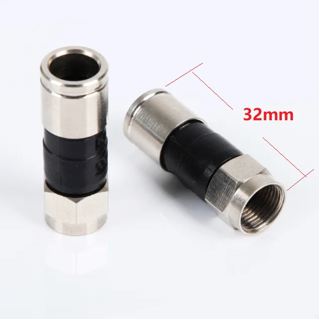 RG6 F Plug Connector Compression Coax F Connectors rg6 connector ...