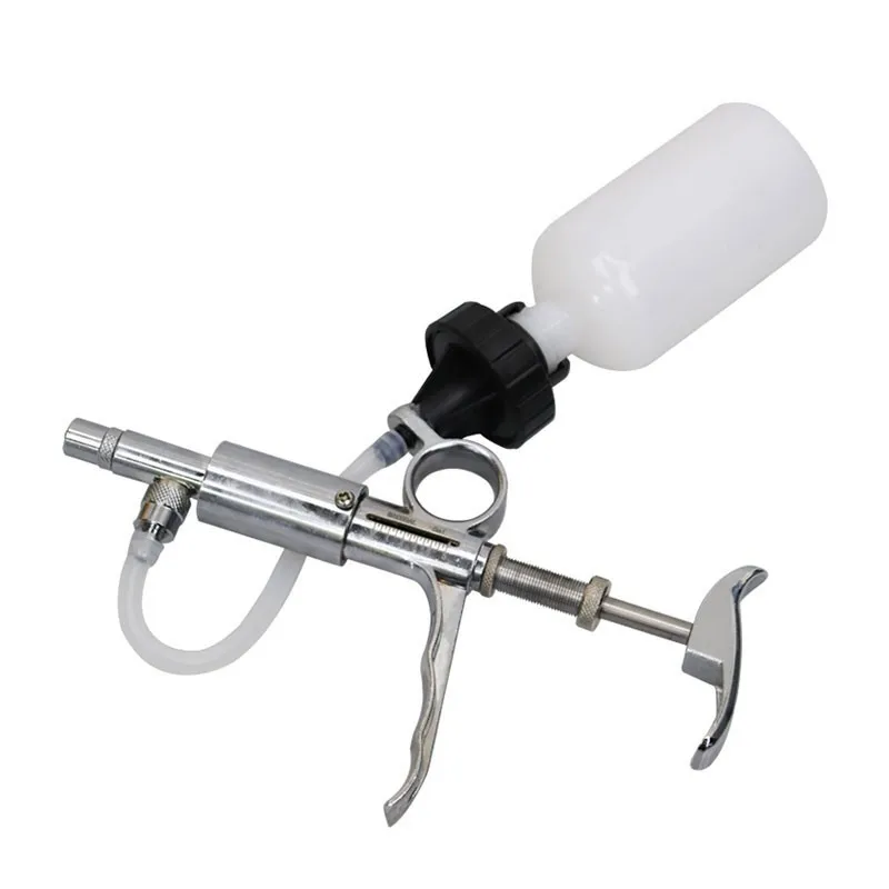 Stainless Steel 5ml Adjustable Automatic Vaccine Syringe for Farm ...