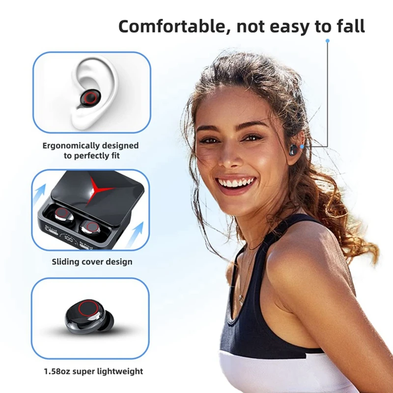 Cheap Price Tws M90 Pro Bt 5.3 Wireless Game Earbuds 3d Surround Stereo Headphone Low Latency ...