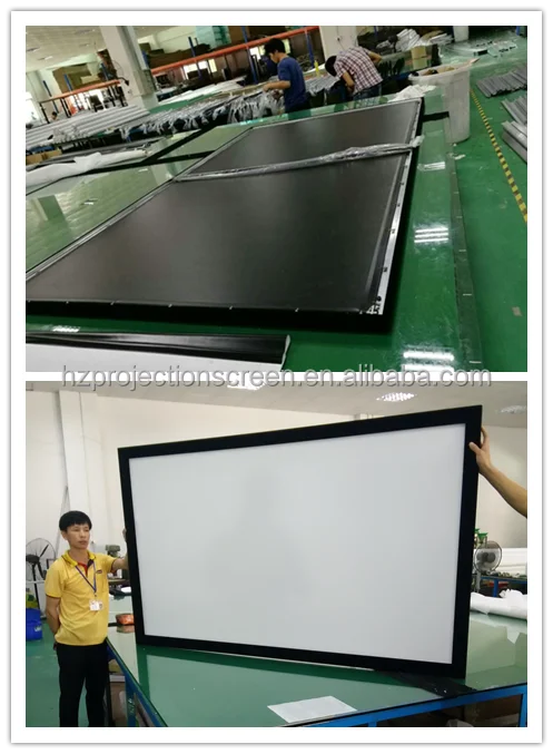 Telon 72-400 Inch Fixed Frame Screen Pet Crystal CBSP for Ust Short ...