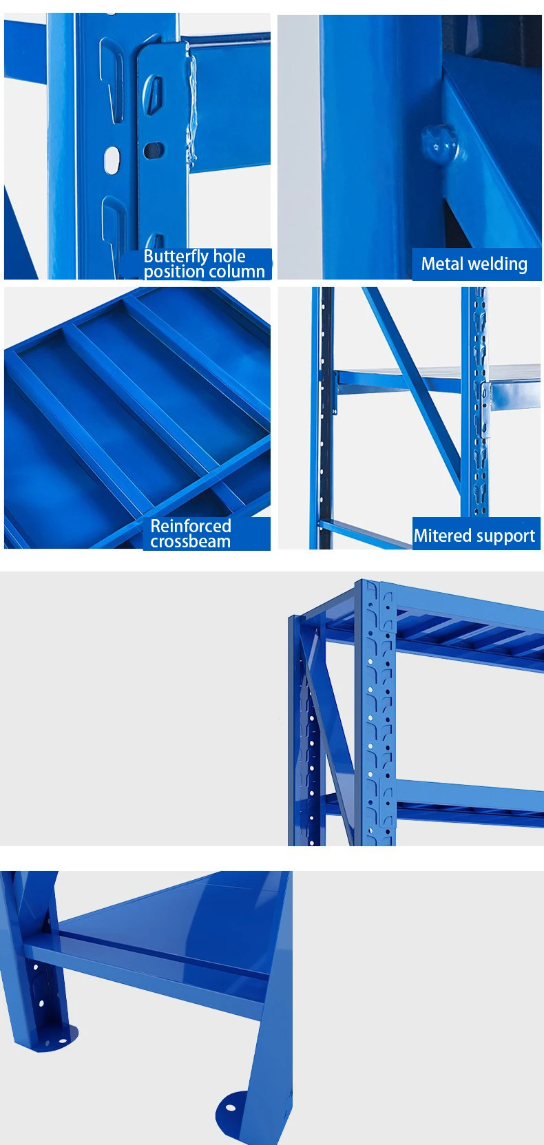 Warehouse Heavy Duty Storage Racks Pallet Metal Industrial Storage ...