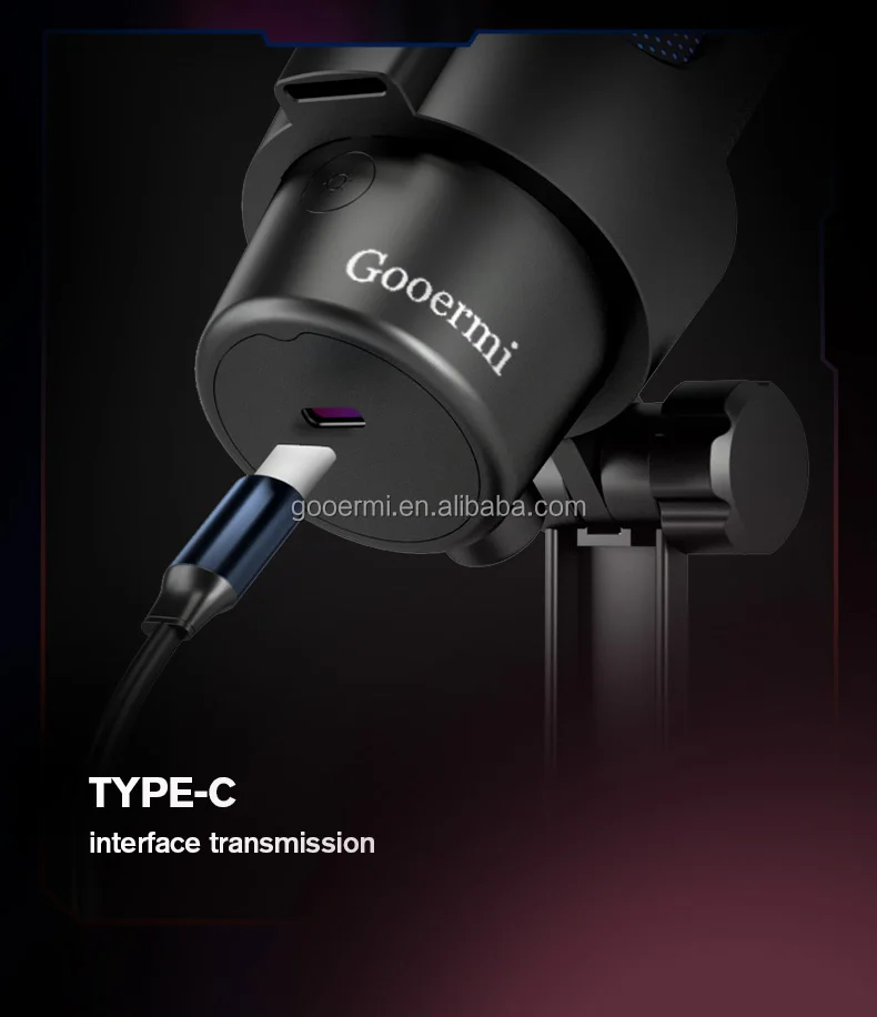 Plastic Condenser Usb Microphone Made In China Computer Game With Usb ...