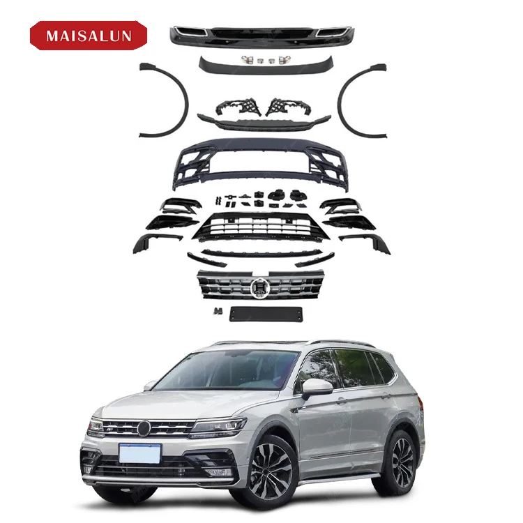 R-line Style Body Kit Facelift For Volkswagon Tiguan Upgrade To R-line ...