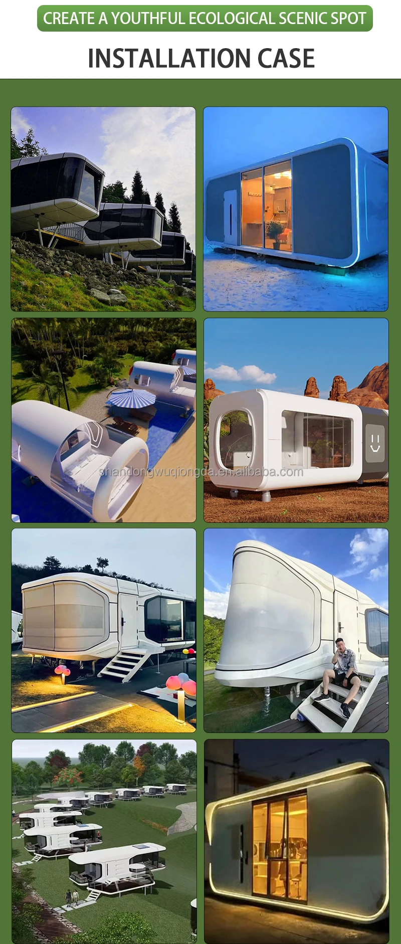 Customize Capsule House Outdoor - Modern Prefab Pod House
