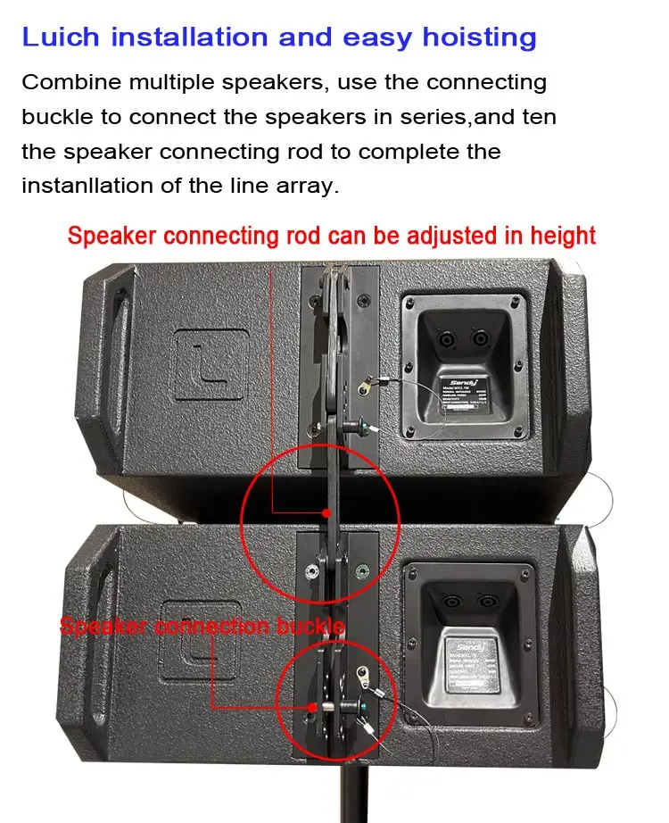 MX2.1M Line Array Horn Speaker - 300W Power, 103db Sensitivity