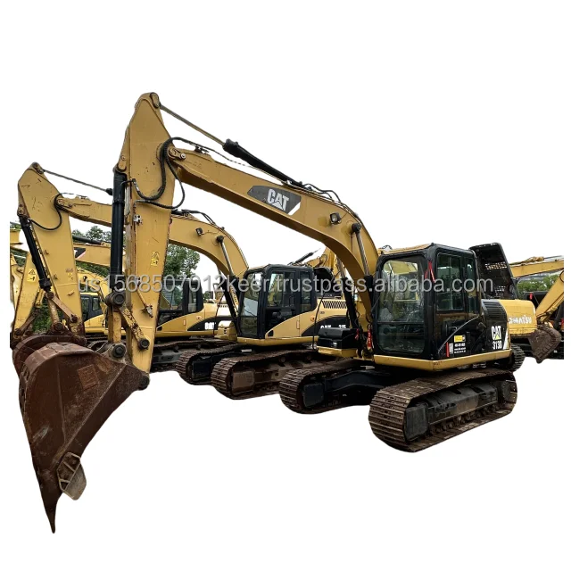 Used Caterpillar CAT 313D 13 ton hydraulic crawler excavator,good ...