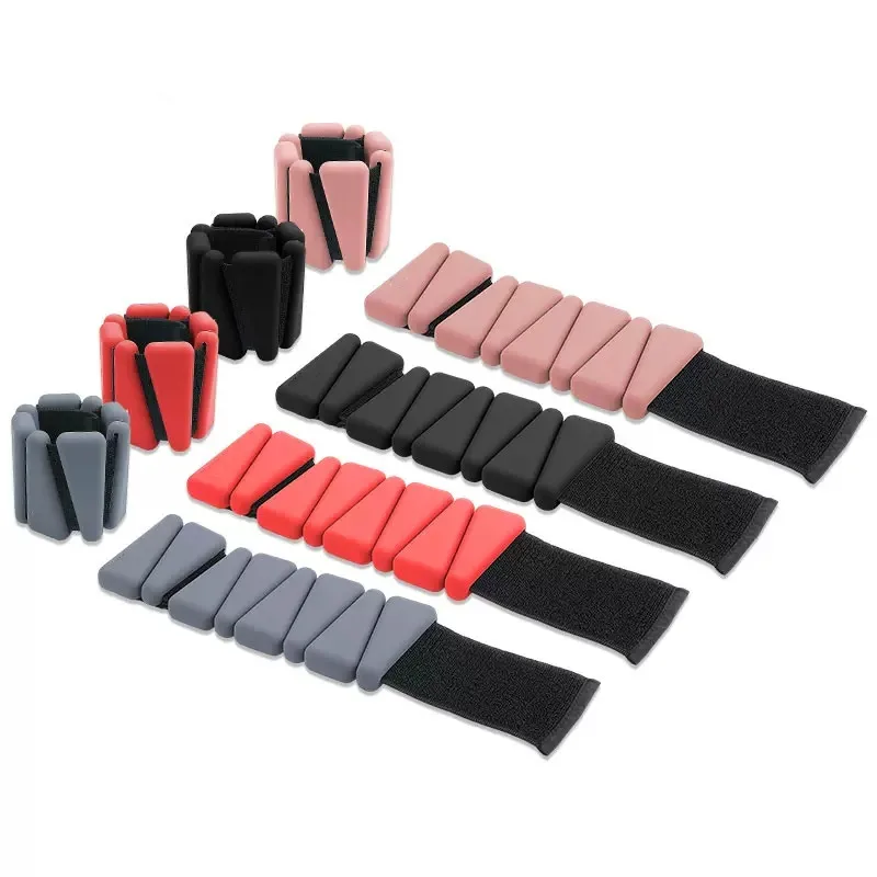 Wellshow Fitness Exercise Wearable Adjustable Silicone Weight Bangles ...