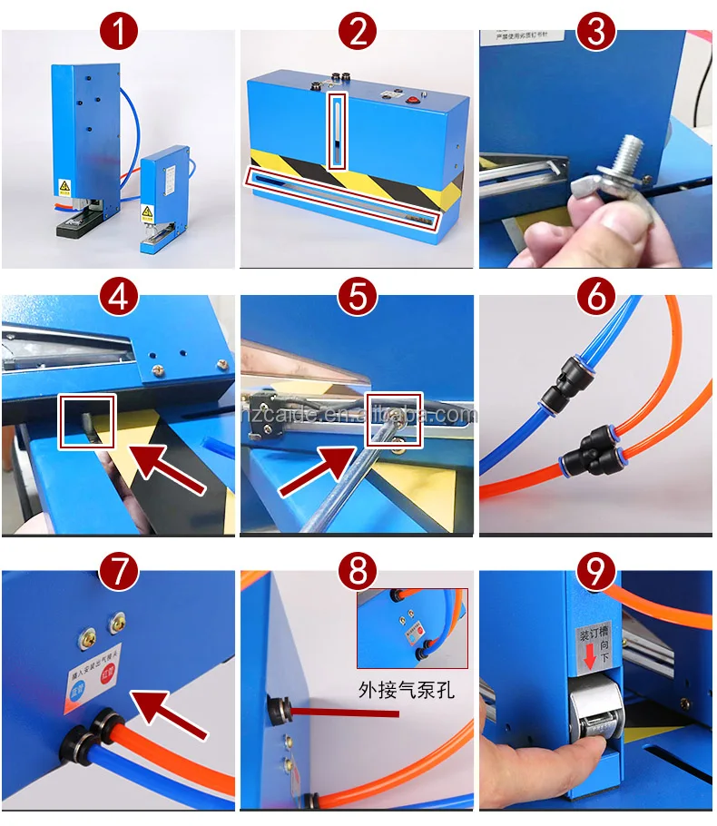 Heavy Duty Pneumatic Two-head 40w Multi-head Stapler - Buy Multi-head ...