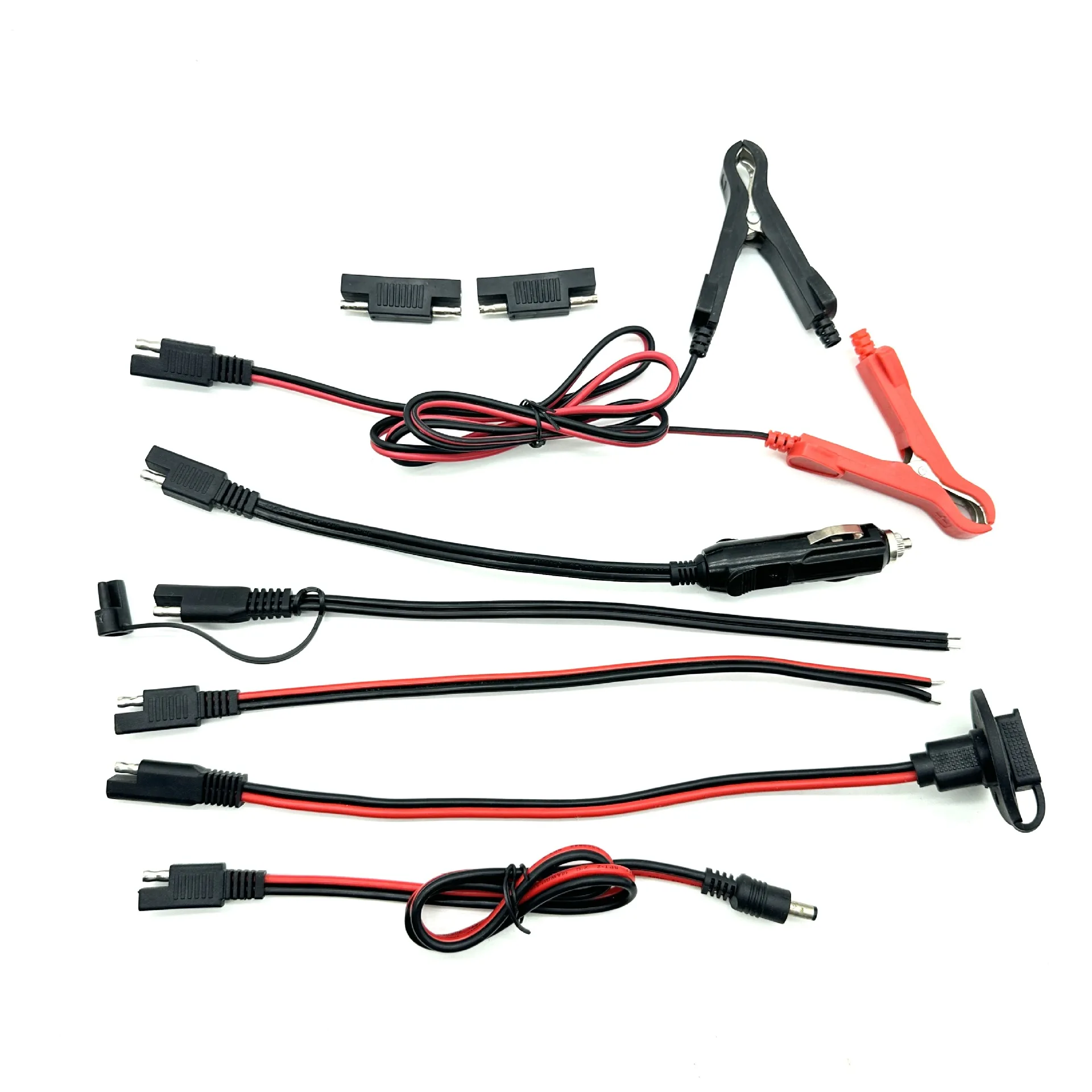 Sae Connection Cable,Dual Head Sae Two Core Power Plug,Vehicle Solar ...