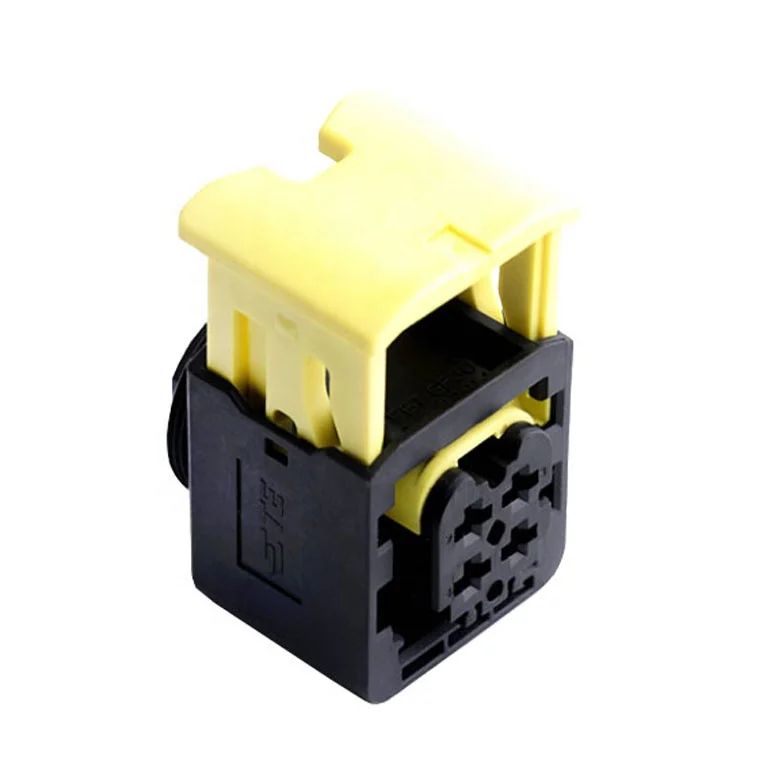 4 Way Heavy Duty Series 1-1418390-1 Female Housing Sealed Black Auto ...