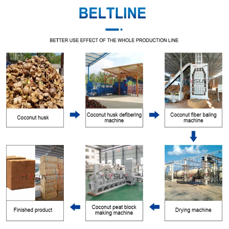 Coconut Fiber Extractor & Coco Peat Making Machine - OEM | Wholesale