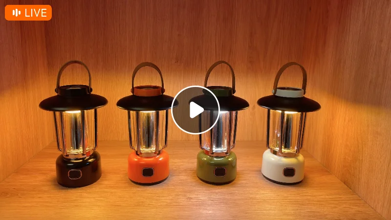 Camping light lithium battery led light broadcast room Product Show ...