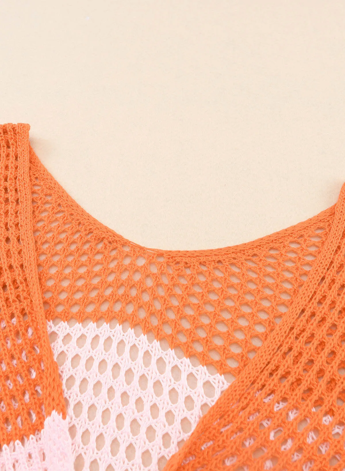 2023 New Sexy See Through Crochet Beach Outfit Patchwork Mesh T-shirt ...