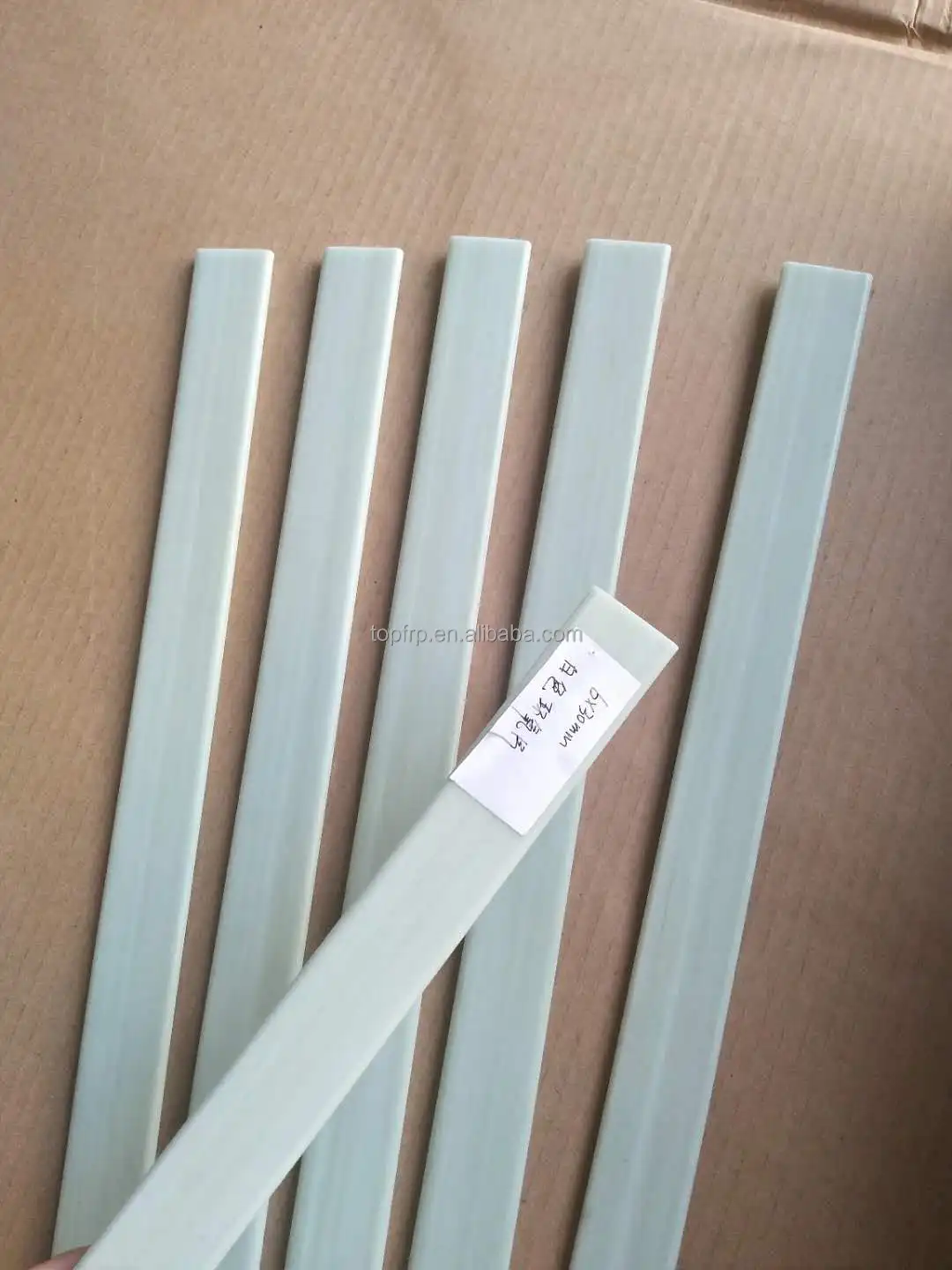 High Strength Epoxy Fiberglass Batten Frp Epoxy Resin Flat Bars For Bow ...