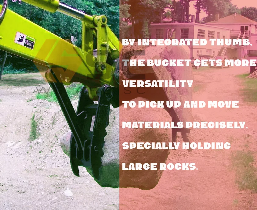 Excavator Grab Bucket Thumbs Bucket Bucket Grapple For Excavator - Buy ...