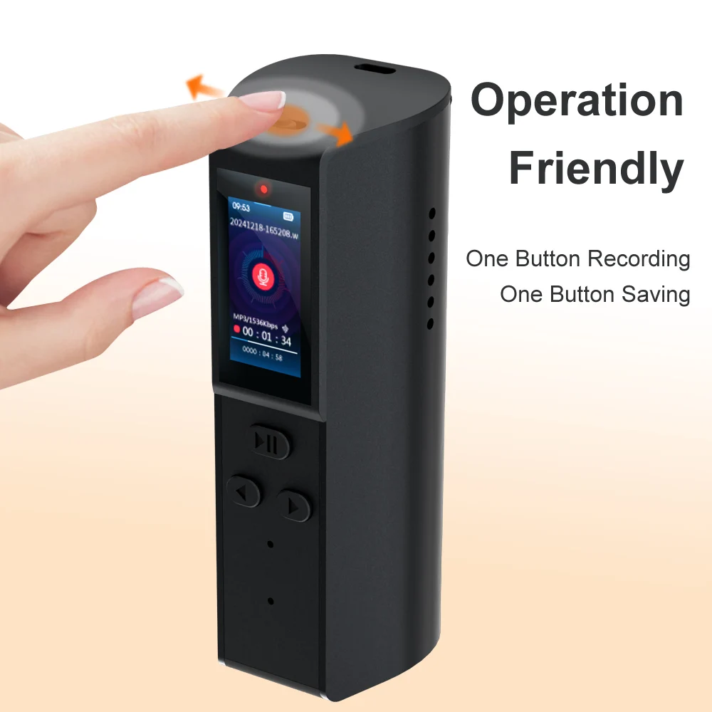 Mini Small Voice Recorder 64GB 128GB Professional Digital Dictaphone ...