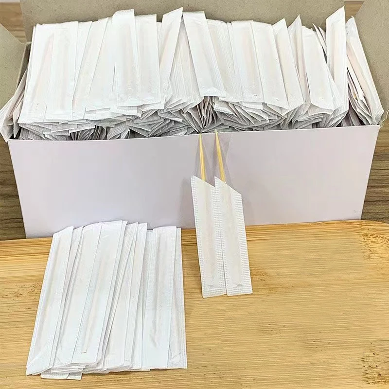 Sustainable Bamboo Toothpicks - Natural & Individually Wrapped