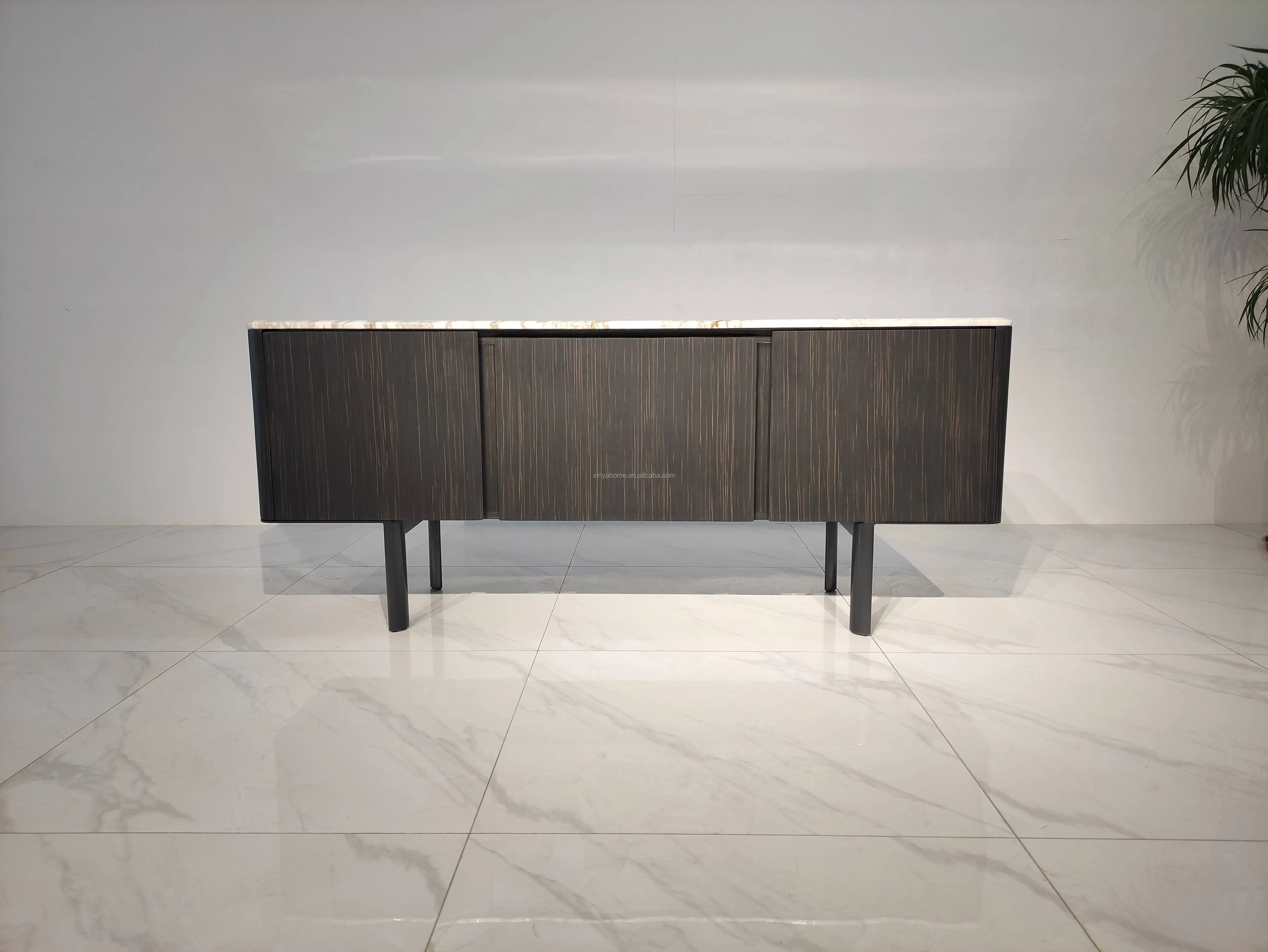 Modern Luxury Ceramic TV Stand Home Furniture Coffee Table Set TV Unit ...