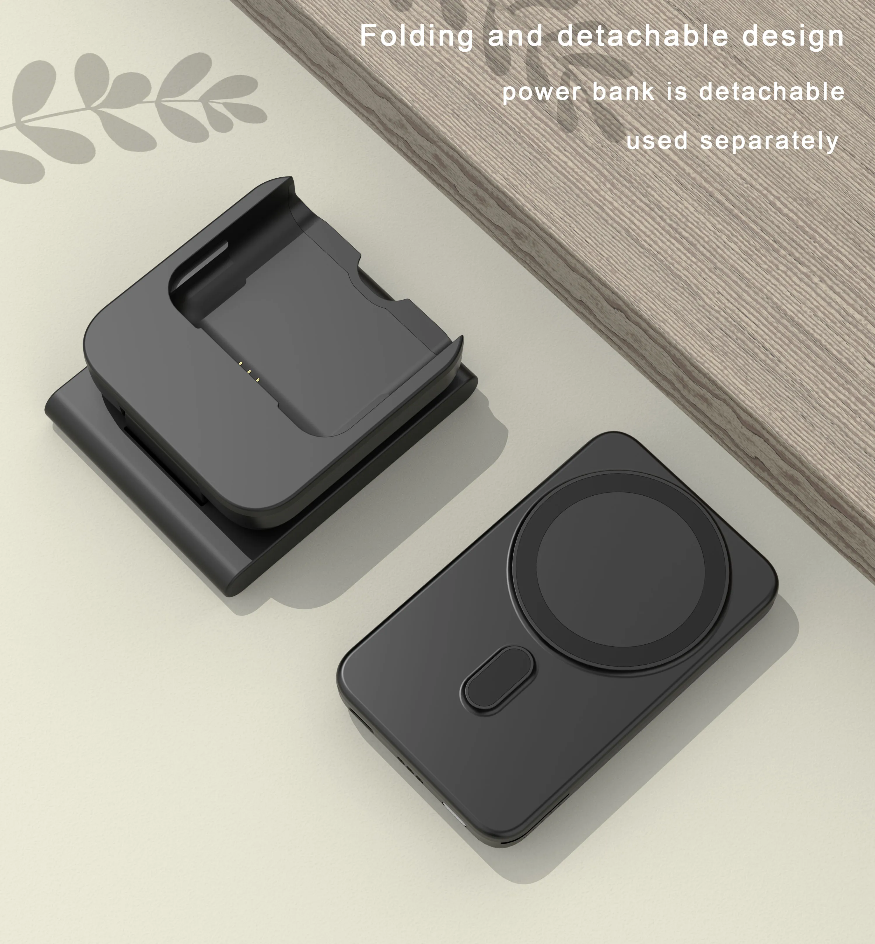 Slim PD Fast Wireless Charging Electric Power Bank 10000mAh Mini ...