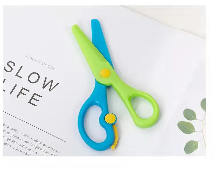 Preschool Training Scissors,Children Safety Scissors Plastic Anti-Pinch ...