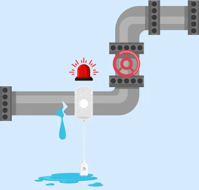 Wireless Water Leakage Sensor Alarm Underground Bluetooth Smart Water ...