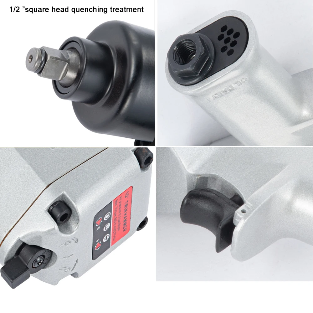 Heavy Duty Industrial Pneumatic Air Impact Wrench Kit