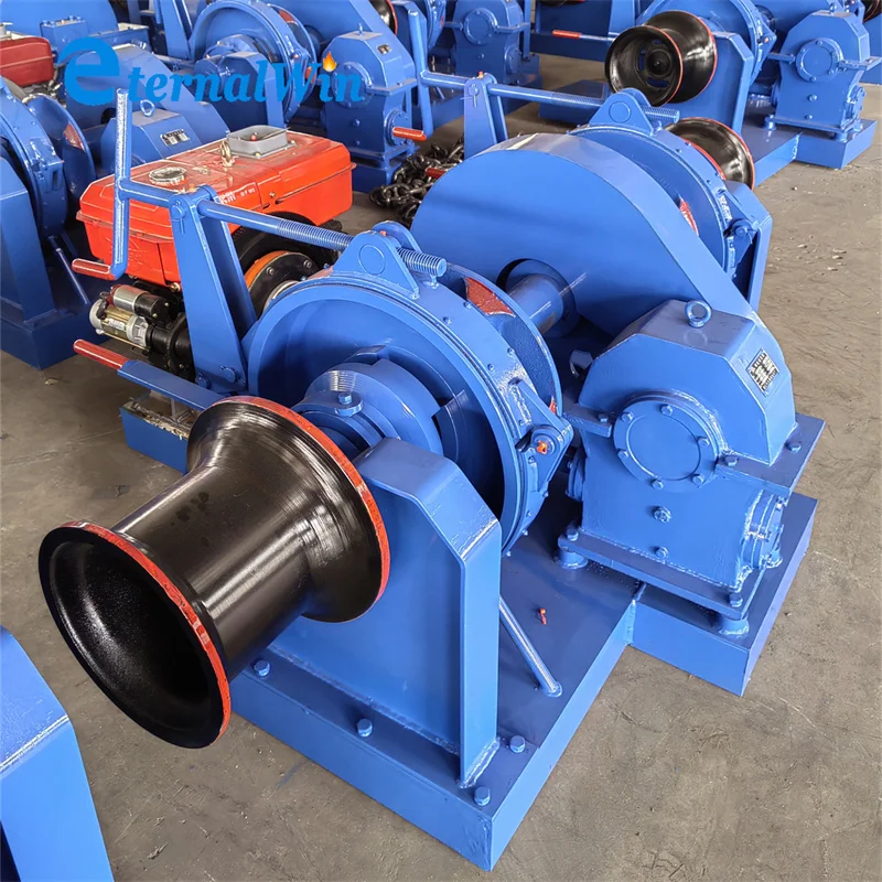 10 25 30 Ton Electro-Hydraulic Power Pack Marine Winch Price