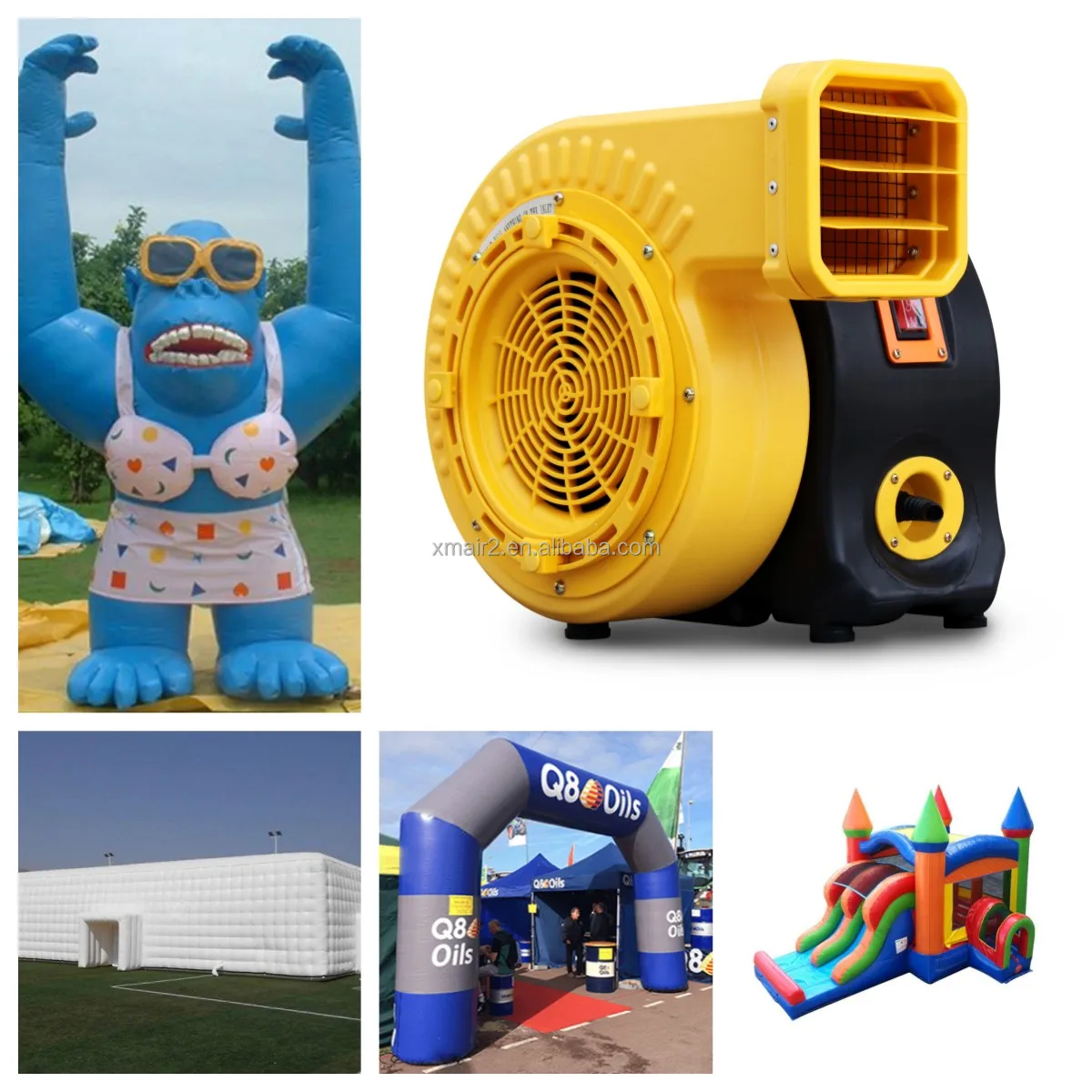 Airfun 1.5HP 2HP Air Blowers - High Power for Inflatables